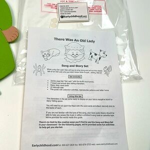 Earlychildhood.com | Toys | There Was An Old Lady Felt Story Set | Poshmark